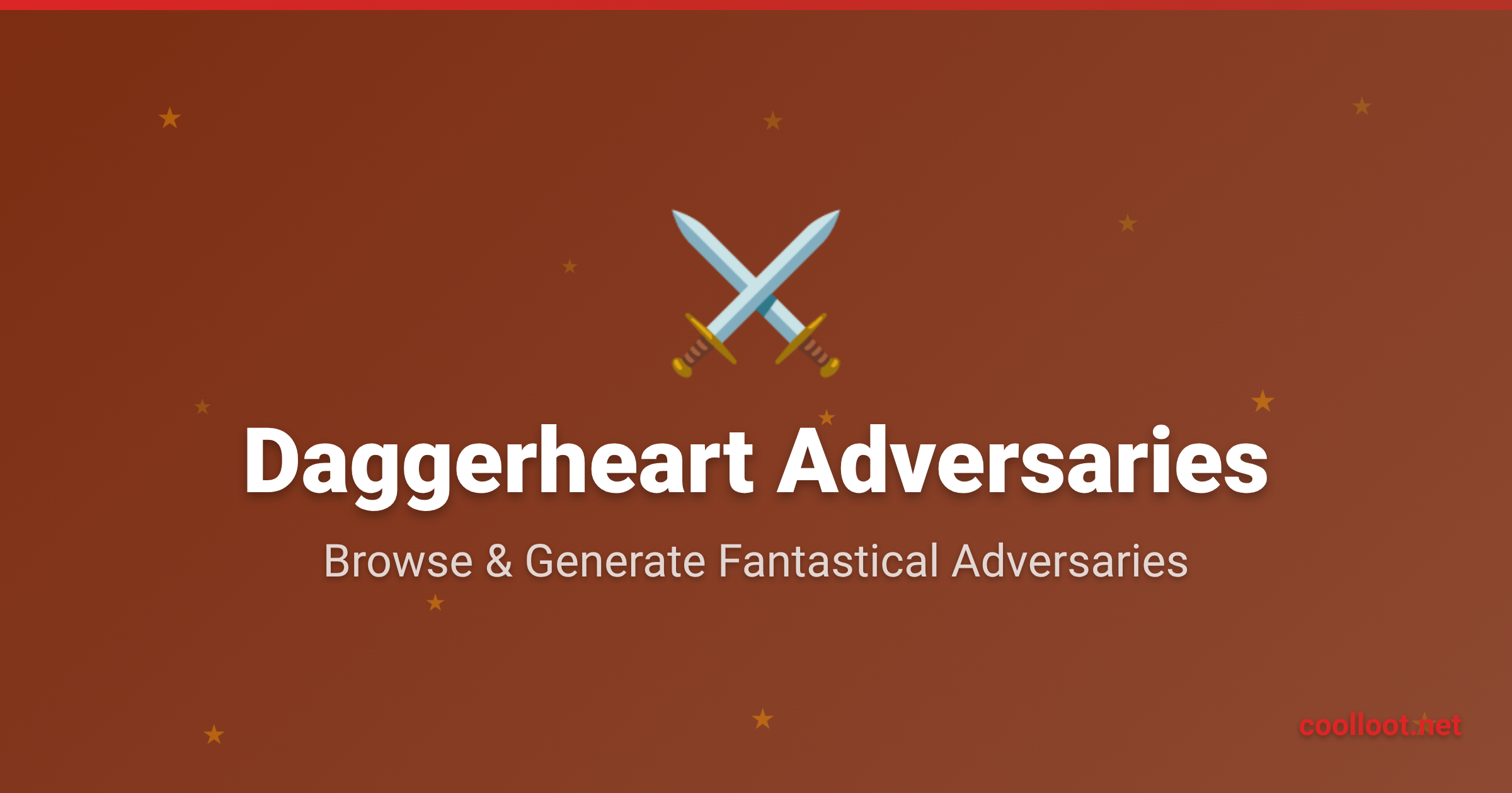 Daggerheart Adversaries - Cool Loot